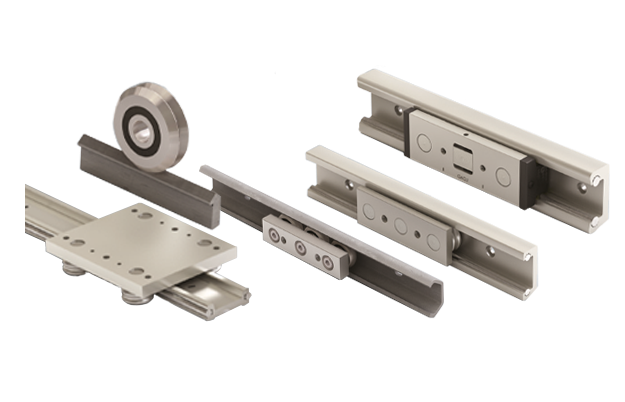 Wheel guidance is a type of linear guidance